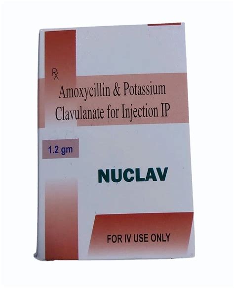 Amoxicillin Potassium Clavulanate Injection Strength 500mg 100mg At Best Price In Coimbatore