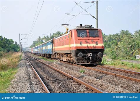 Indian Passenger Train Stock Image Image Of Kerala Train 37001099
