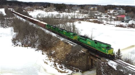 Awesome Aerial 4k View Long Nbsr Train 120 At South Bay On Approach To