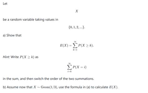 solved let x be a random variable taking values in {0 1 2