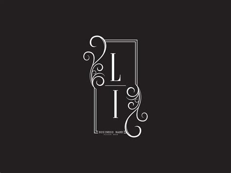 Letter Li Logo Icon Initials Li Il Luxury Logo Image Design 14273888