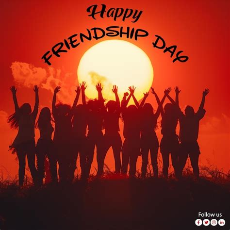 Premium Vector Happy Friendship Day Poster Design Vector Illustration