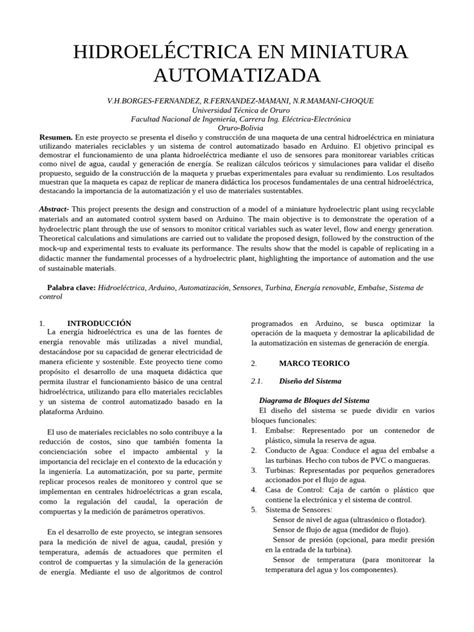 Proyecto Arduino Pdf