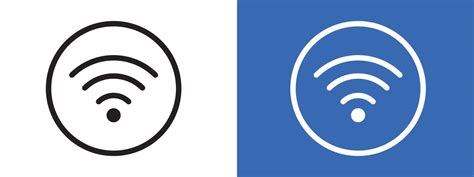 Wifi Icon Set 48312345 Vector Art At Vecteezy