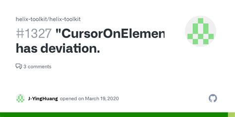 Cursoronelementposition Has Deviation · Issue 1327 · Helix Toolkit