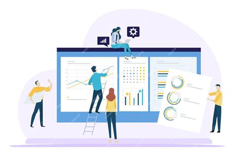 Premium Vector Team Checking Project Backlog Prioritzing Tasks And Making Reports And Lists