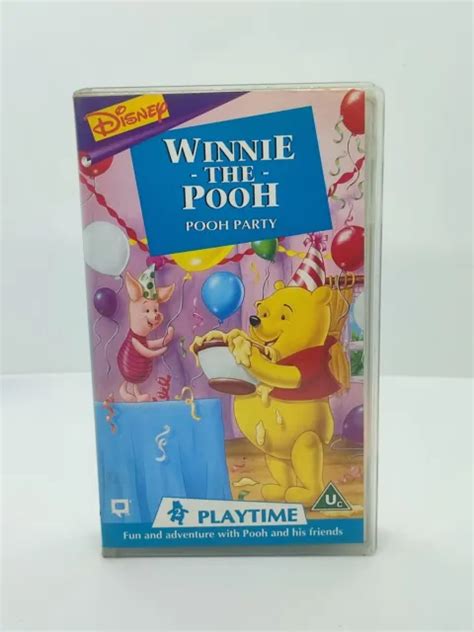 WALT DISNEY WINNIE The Pooh Pooh Party On VHS Video Cassette Tape PicClick UK