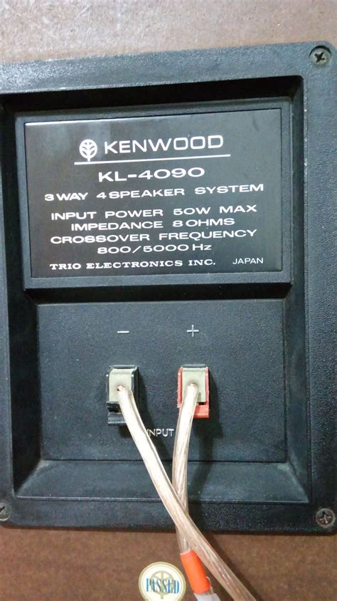 kenwood kl 4090 | Kenwood, Speaker system, Audio