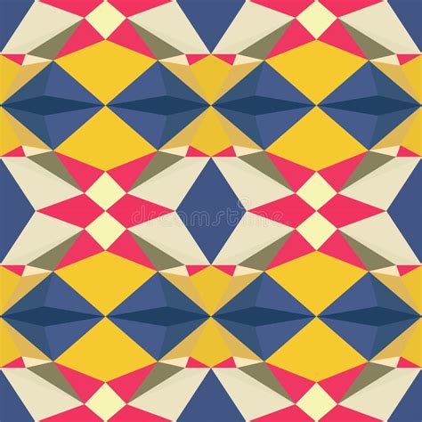Abstract Seamless Colourful Pattern Geometric Backgrounds Vector Design