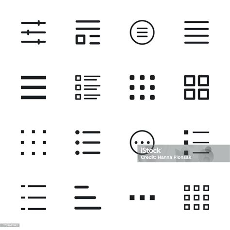 hamburger menu icon set menu ui icons website navigation buttons user