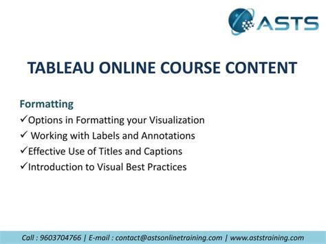 Tableau Training Pptx