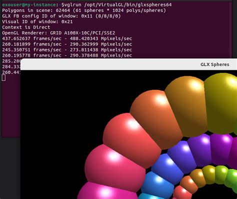 Running Software With Graphical Acceleration Exosphere