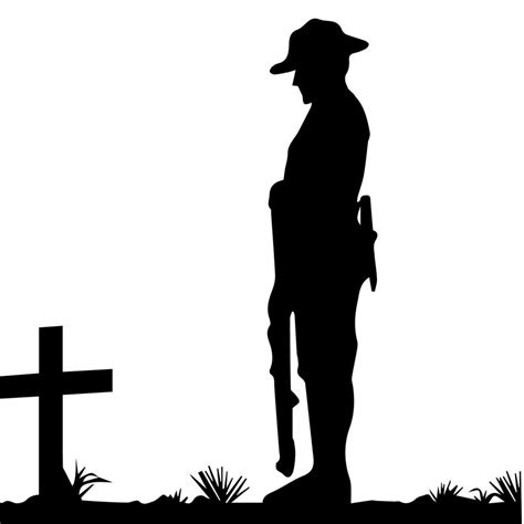 Remembrance Day Soldier Silhouette Clip Art Library