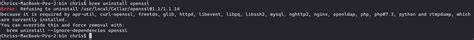Macos How To Fix Missing Openssl Library For Mysql After Brew Upgrade