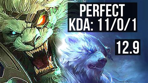 RENGAR Vs VOLIBEAR TOP 11 0 1 6 Solo Kills Legendary 900 Games