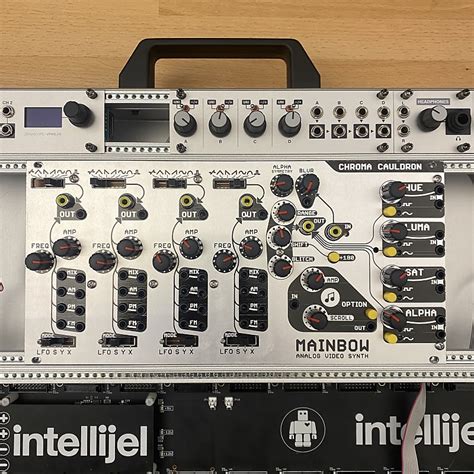 Chroma Cauldron Mainbow Analog Video Synthesizer Module Reverb