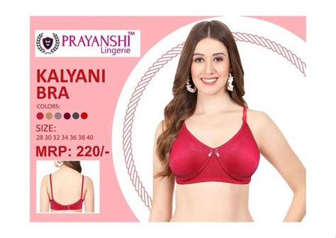 Red Non Padded Plain Hosiery Cotton Bra At Rs 85piece Ladies Bra In