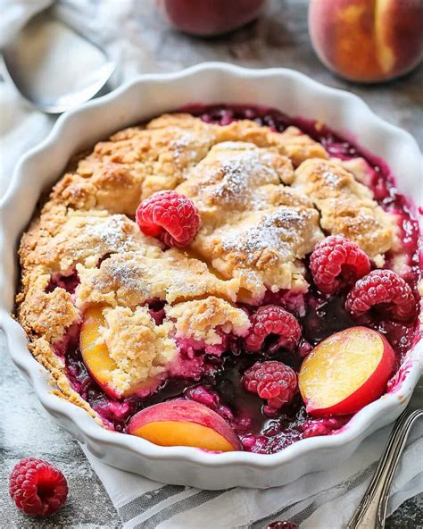 Peach Raspberry Cobbler Aurora Recipe
