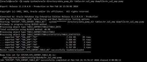 data pump expdp impdp
