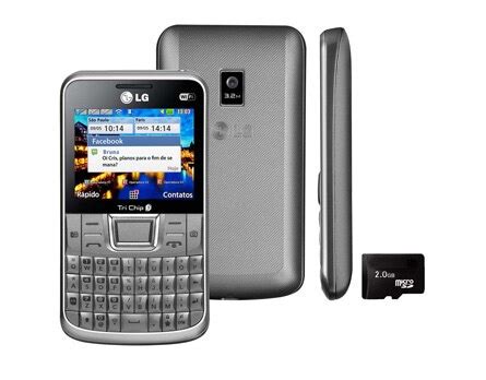 Celular Desbloqueado Lg Tri Chip C Ponto