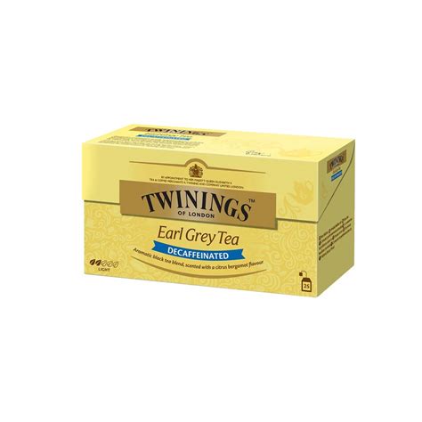 Twinings Decaffeinated Earl Grey 25 Tea Sachets 50g Infusions Tea