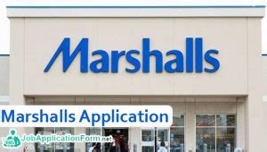 Marshalls Application Online PDF 2019 Careers How To Apply Positions And Salaries