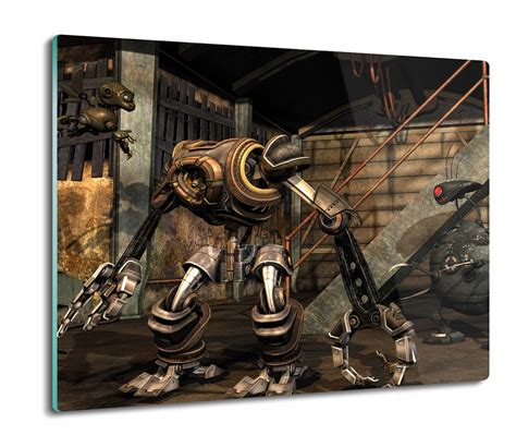 Robot Maszyny Bajka 60x52 Deska Kuchenna Szklana 010010520040000037869