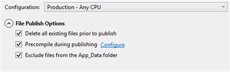 Asp Net Publishing In Production Aspx Cs Files Are Missing Stack Overflow