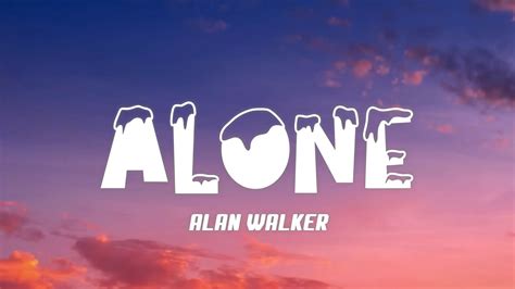 Alan Walker Ava Max Alone Pt II Lyrics YouTube