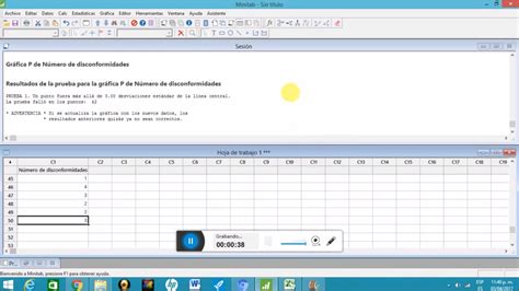 Grafica P En Minitab Youtube