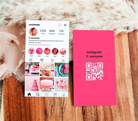 2023 Instagram Business Card Ig Business Card Lash Tech Business Card