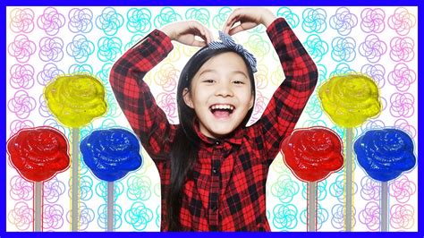 소은이의 알록달록 장미꽃 롤리팝 캔디 컬러송 핑거송 색깔배우기 영어배우기 영어동요 Learn Color Song Nursery