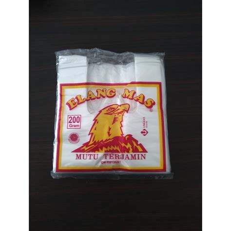 Jual Kantong Plastik Kresek Elang Mas Bening Tipis Uk 15 24 Per