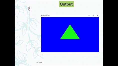 Computer Graphics LAB Exp Drawing Triangle By Polygon Using OpenGL YouTube
