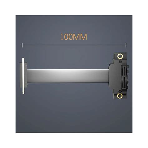 Buy Sintech High Speed PCI E Express X Angled Extension Riser Cable CM Online At Lowest Price