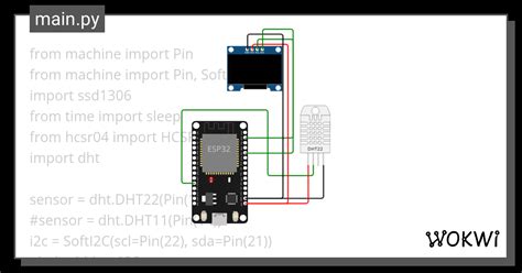 Oled Teplomer Wokwi ESP STM Arduino Simulator