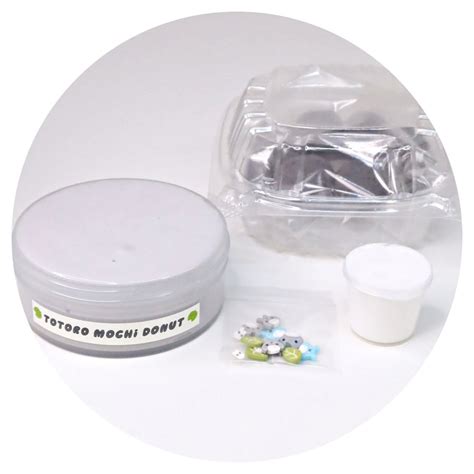 Totoro Mochi Donut Diy Slime Kit Momo Slimes