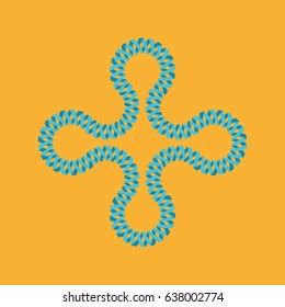Cross Effect On Edge Vector Stock Vector Royalty Free Shutterstock