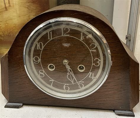 A Smiths Enfield Oak Cased Mantle Clock Auctions And Price Archive