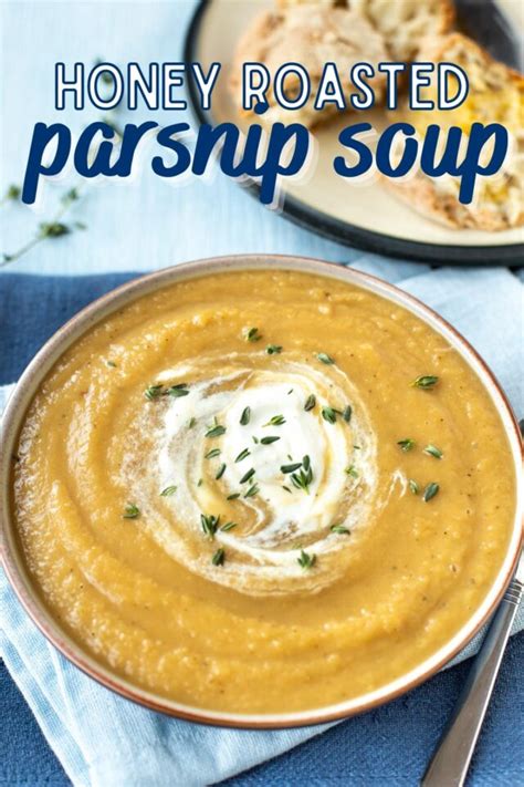 Honey Roasted Parsnip Soup Easy Cheesy Vegetarian Honey Roasted Parsnip Soup Easy Cheesy Vegetarian