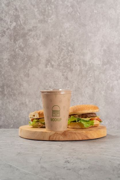 Premium Psd Eco Friendly Fast Food Packaging Mock Up