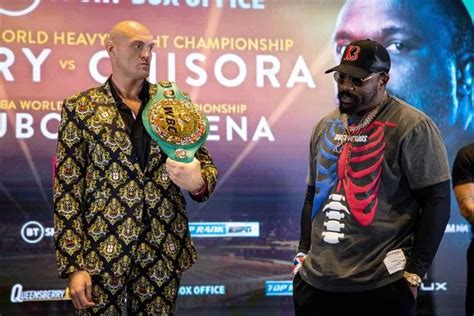 Derek Chisora Hilariously Corrects Tyson Fury After Rival Makes Wembley