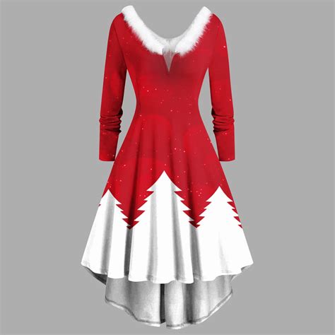 Lcziwo 2024 Womens Christmas Dresses Formalugly Christmas Dress For