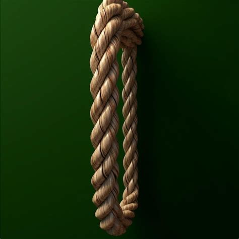 Premium Ai Image Realistic Rope Texture With Strokes And No