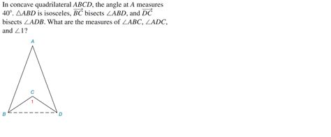 Answered In Concave Quadrilateral Abcd The Bartleby