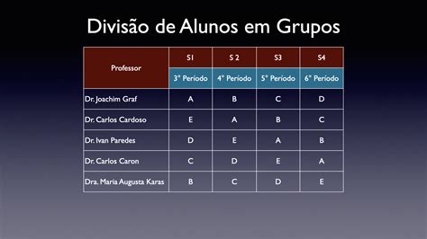 13 Divisão em grupos SEMIOLOGIA