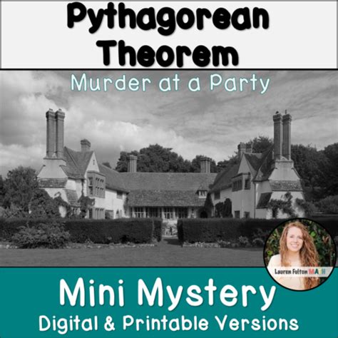 Pythagorean Theorem Activity Print And Digital Mystery Game Classful