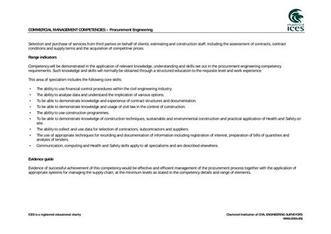 Pdf Commercial Management Competencies Procurement Engineering