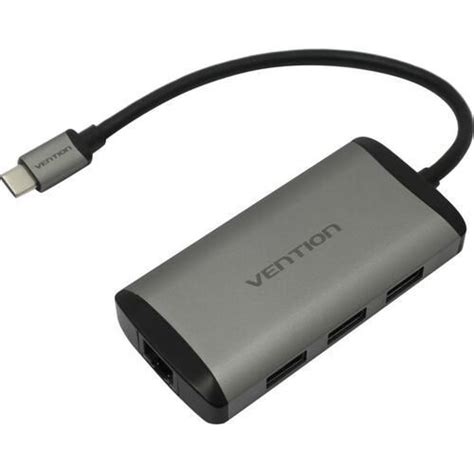 Мультифункциональный хаб Vention Usb Type C 6 в 1 купить с доставкой