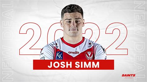 Josh Simm Signs Contract Extension St Helens R F C